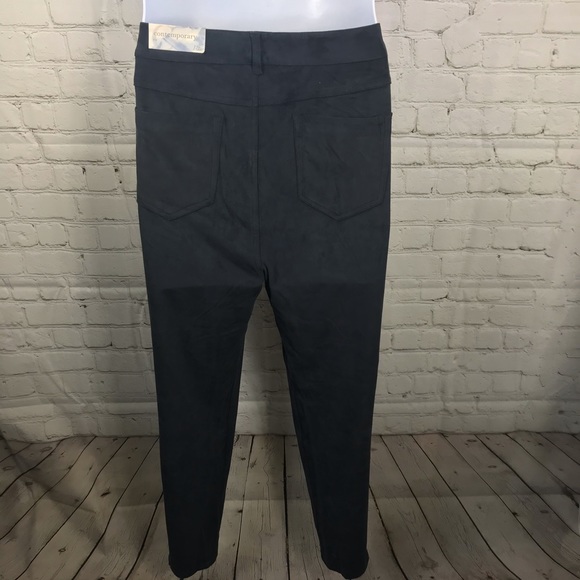 Cato | Pants & Jumpsuits | Cato Contemporary Faux Suede Dk Grey Skinny ...